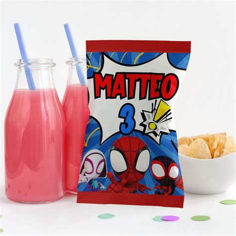 Spiderman Printable Chip Bag Mama Life Printables