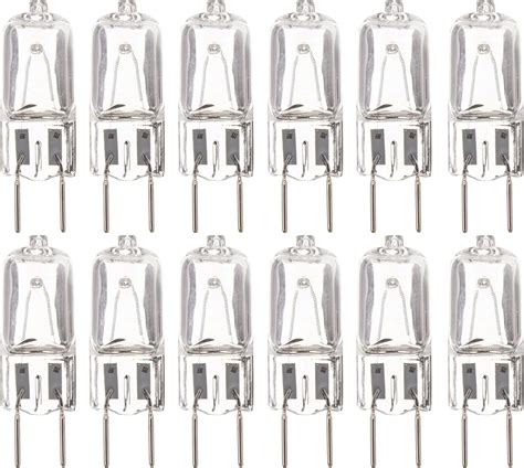 12 Pack 35 Watt 35w G8 120v T4 Halogen Light Bulbs 35watt Gy86 110v