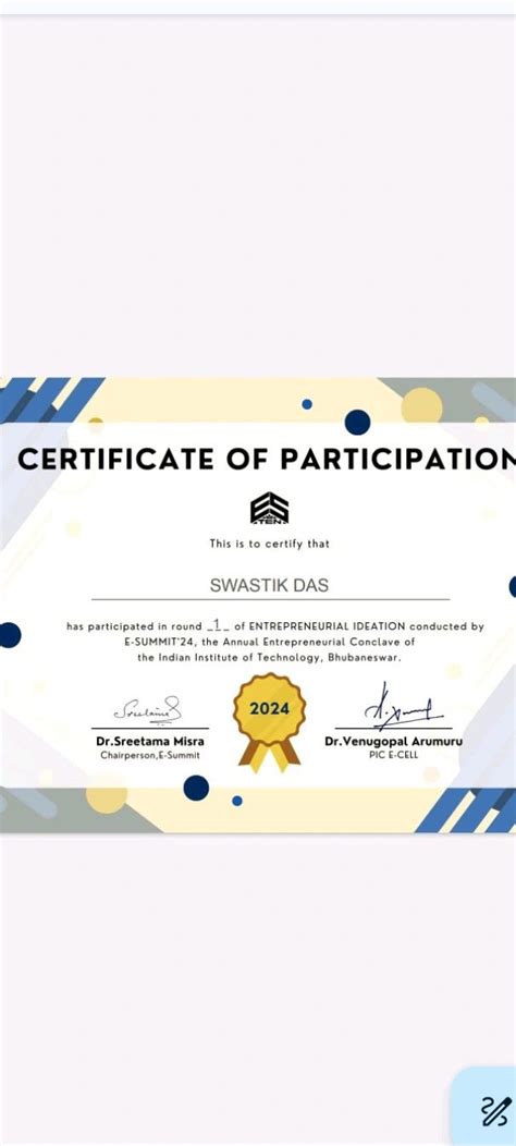 Swastik Das On Linkedin E Submit 24 Entrepreneurial Ideation Institute Of Technologyiit