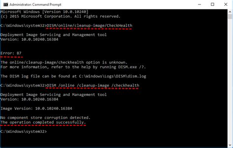 Fixes DISM Error 87 The Parameter Is Incorrect Unknown