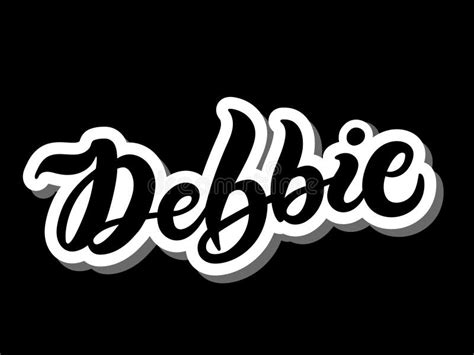 Debbie Woman`s Name Stock Illustration Illustration Of Dana 171096384