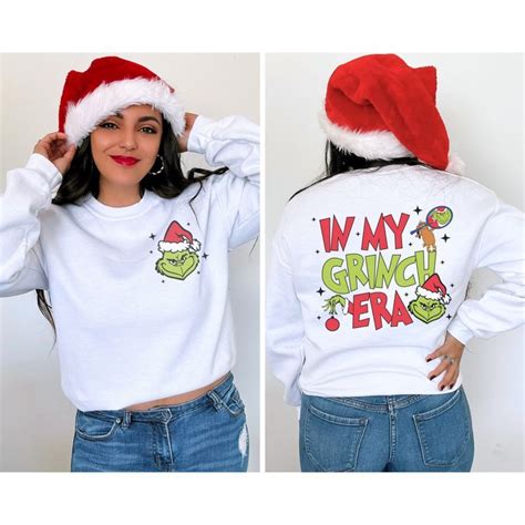 In My Grinch Era Sweatshirt Grinch Christmas Sweatshirt Etsy