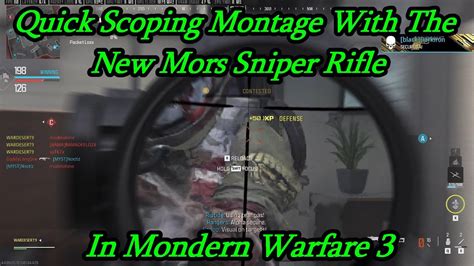 Mw3 Quick Scoping Montage With The Mors Sniper Rifle Youtube
