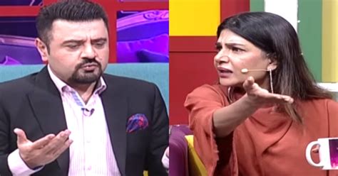 Iffat Omar And Ahmed Ali Butts War Of Words Viral Video Reviewitpk