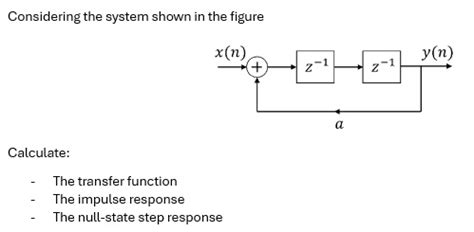Solved Considering The System Shown In The Chegg