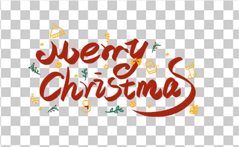 Ảnh Minh Họa Chữ Mùa Noel đơn Giản đẹp Mẫu T31 File Psd