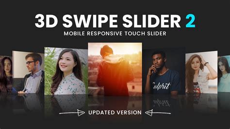 Responsive Touch Slider Using Html Css And Swiperjs 3d Responsive Slider 2 Youtube