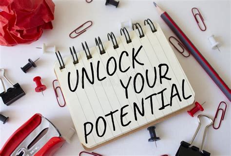Unlock Your Potential Symbol Concept Words Unlock Your Potential On
