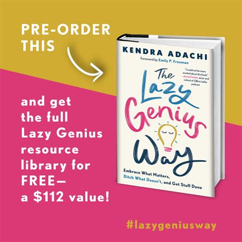 The Lazy Genius Way Book Review KendraNicole Net