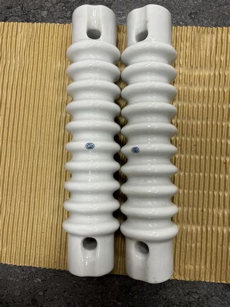 【幸福七號倉】零件機 早期電線上絕緣物 陶瓷礙子 27cm 2隻一起賣 露天市集 全台最大的網路購物市集