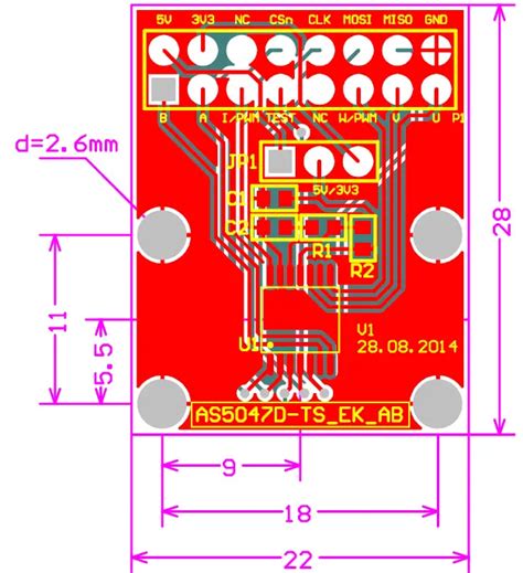 Ams AS D Adapter Board User Manual