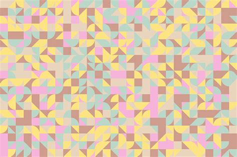 정사각형 삼각형 및 둥근 요소와 추상 적 기하학적 패턴 벡터 멀티 컬러 배경 Eps10 0명에 대한 스톡 벡터 아트 및 기타 이미지 0명 고풍스런 곡선 Istock