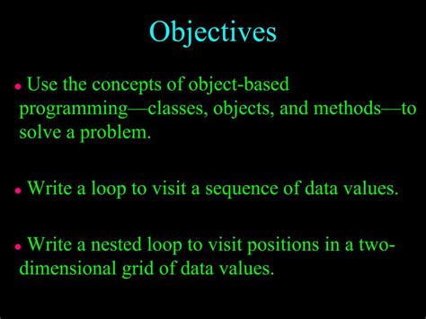 Ppt Advanced Java Unit Chapter Using Classes And Objects In Media