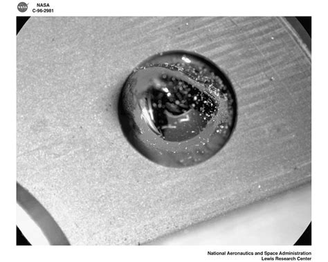 Sample Cell Germanium Overflow Of The Diffusion Process In Molten