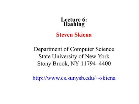 skiena algorithm 2007 lecture06 sorting ppt