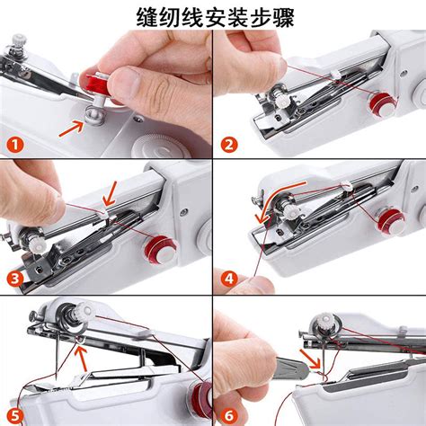 【可開票】便攜縫紉機 迷妳縫紉機 家用手持電動縫紉機 多功能縫紉機型縫紉機 簡易吃厚diy手工裁縫機器 蝦皮購物