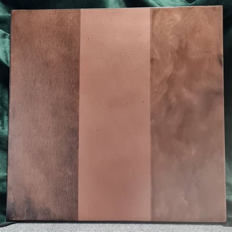 Copper Brushed Wall Panel And Patina Liquid Metal Wall Panel Devlin