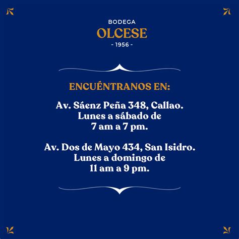 Bodega Olcese Olcese Cada Día Más Cerca De Ti 😉 Encuéntranos En