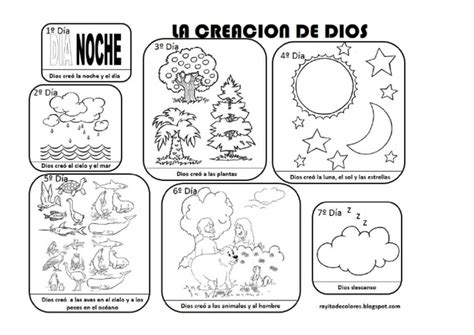 Lámina De La Creación Colorea Pdf