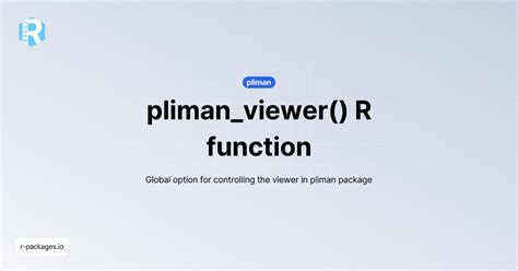 Plimanviewer R Function From Pliman R Packages