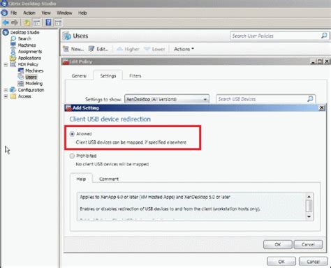 USB Devices Support In Citrix Access USB In XenDesktop