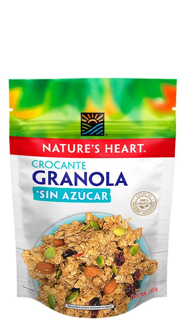 GRANOLA Crocante SIN AZÚCAR G Nature s Heart Ecuador
