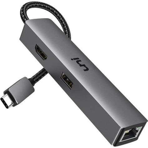 Hub Usb C 5 En 1 Adaptateur Usb C Multiport Avec Adaptateur Ethernet 1