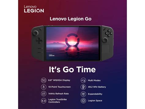Lenovo Legion Go Handheld Touchscreen Gaming PC Shadow Black AMD Ryzen Z1 Extreme 16GB RAM