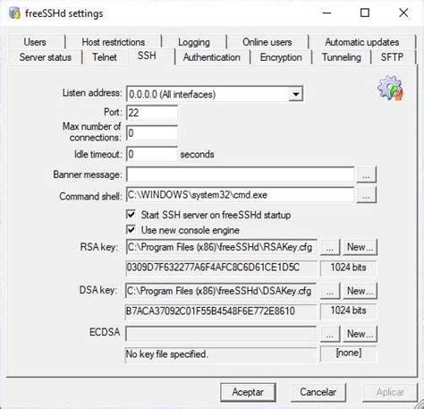 在 Windows 上使用 Freesshd 配置 Ssh 服务器以实现安全连接