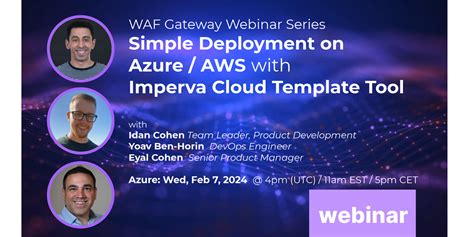 Waf Gateway Simple Deployment On Azure With Imperva Cloud Template Tool Imperva Customer