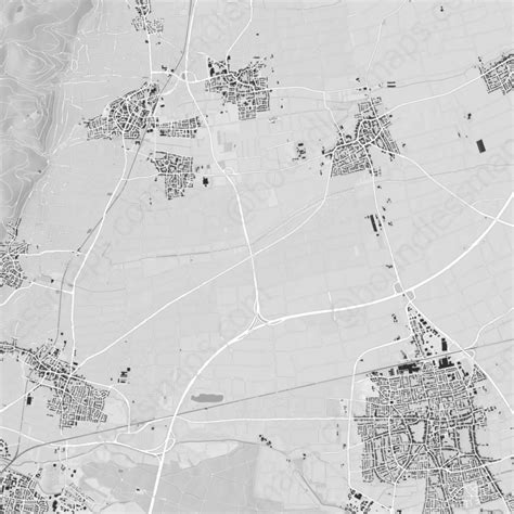 Neustadt an der Weinstraße Figure ground Vector Map Boundless Maps