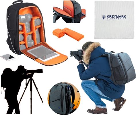PLECAK FOTOGRAFICZNY NA APARAT TABLET KAMERĘ LAPTOP CANON NIKON SONY TORBA Puluz Sklep EMPIK