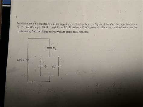 Solved Determine The Net Capacitance C Of The Capacitor Chegg