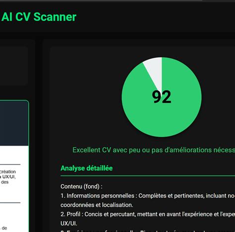 Scanner De Cv Analyse De Cv Par Ia
