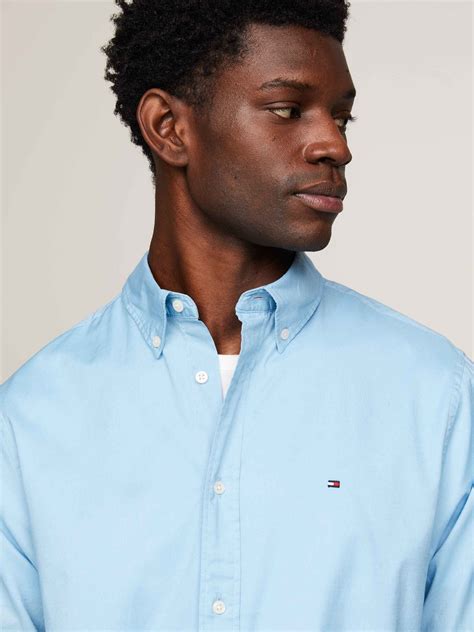 Th Flex Poplin Regular Fit Shirt Tommy Hilfiger