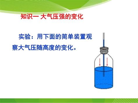 2020年春教科版八年级物理下册同步课件9 4大气压强的变化和综合运用第2课时ppt flash 课件中心 初中物理在线