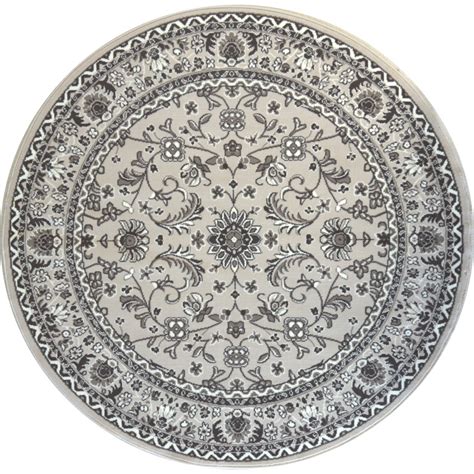 Klassiek Creme Oosters Rond Vloerkleed Nain Collectie Traditioneel