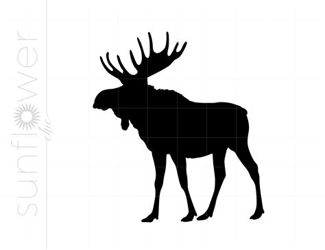 Moose Silhouette Clip Art