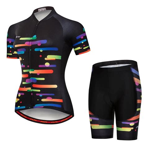 Jpojpo Summer Pro Cycling Jersey Clothing Set Women Mtb Bicycle Jersey