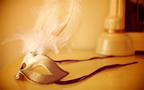White Masquerade Hd Wallpaper Wallpaper Flare
