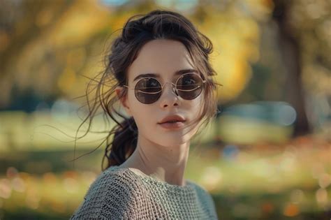 Realistic Photograph Of A Pretty Girl Premium Ai Generated Image