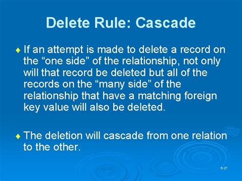 Chapter 6 The Relational Database Model Additional Concepts