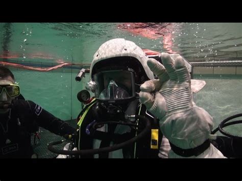 Astronauts Practicing With Zero Gravity