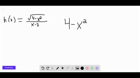 Solvedin Exercises 916 Find The Domain Of The Function Algebraically