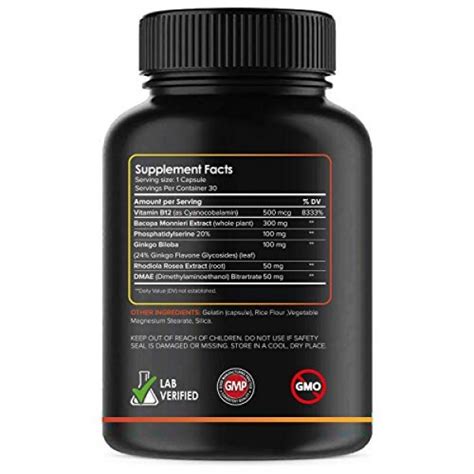 Brain Supplement Nootropics Booster Enhance Focus Boost