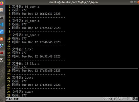 c程序：文件操作与权限管理 csdn博客