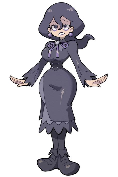 Hex Maniac And Hex Maniac Pokemon And 1 More Drawn By Shenanimation