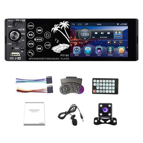 Enkele Din Bluetooth Autoradio Druk Screen Auto Fm Grandado