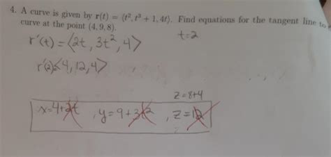 Solved A Curve Is Given By R T T T T Find Chegg