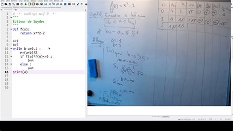 Découverte de l algorithme de dichotomie programmation en Python Partie YouTube